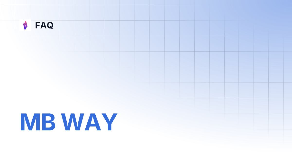 MB WAY | FAQ
